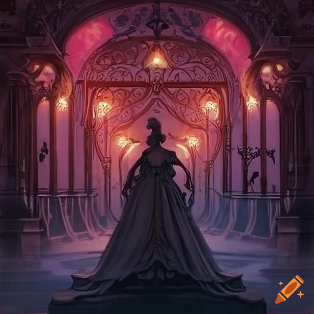 Concept art of an elegant gate