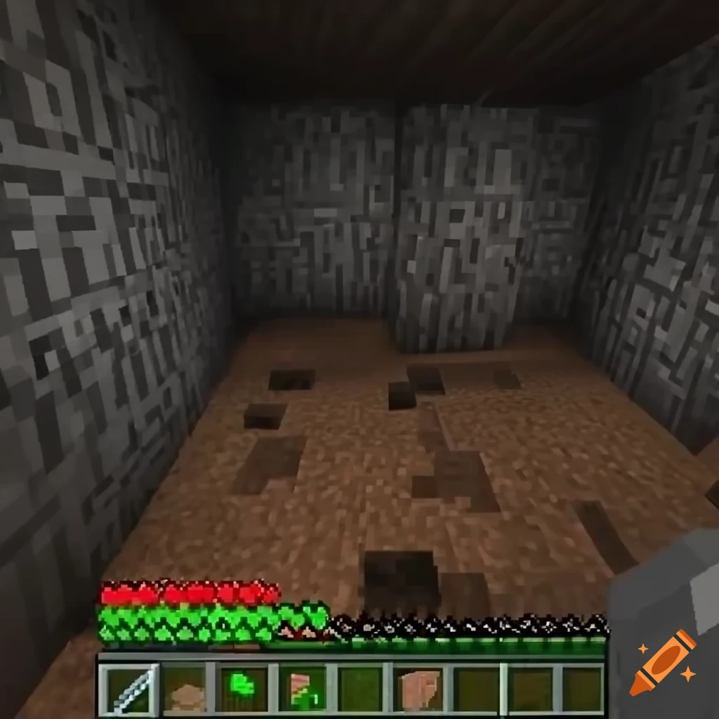 Image of mining in minecraft on Craiyon