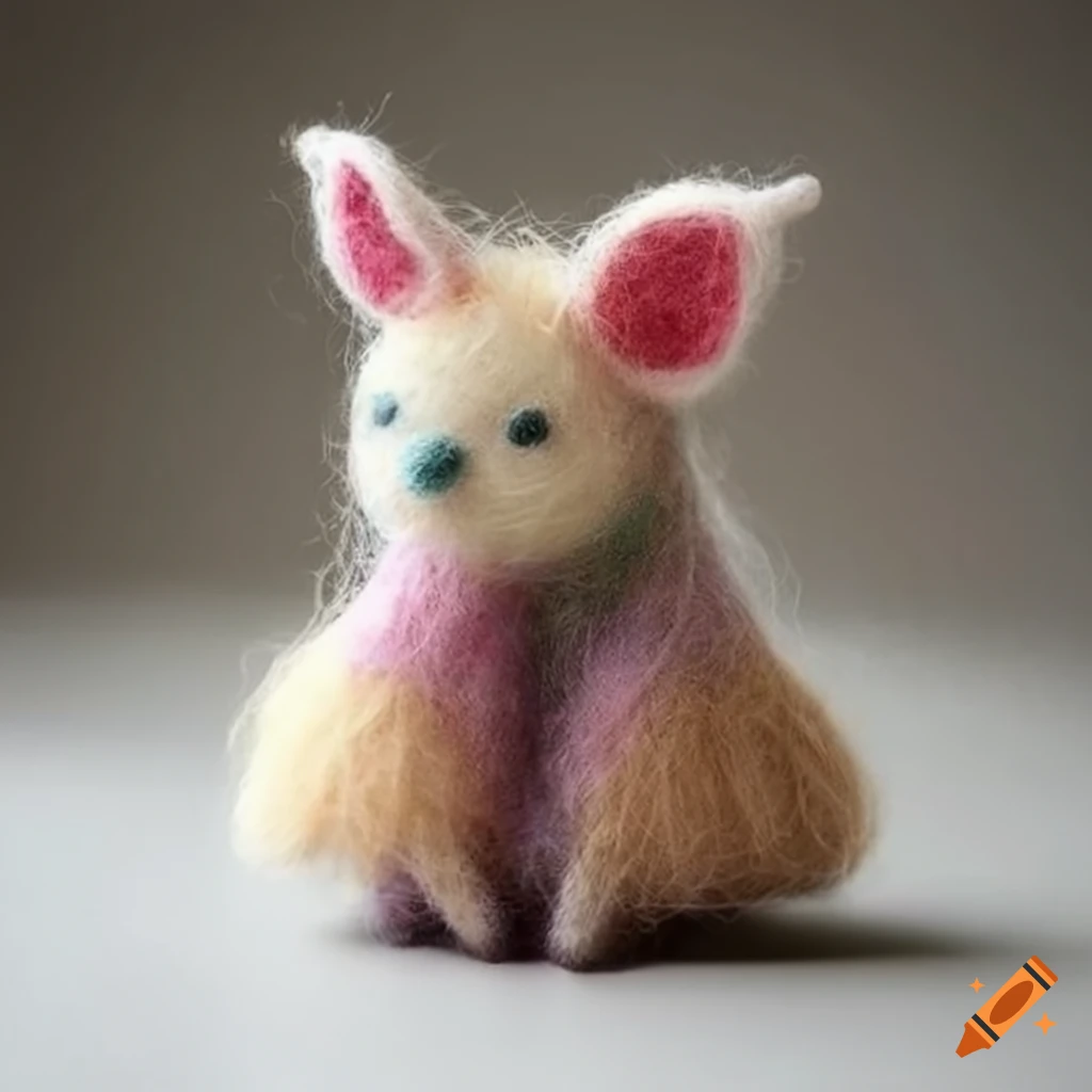 Felted wool nature creatures on Craiyon