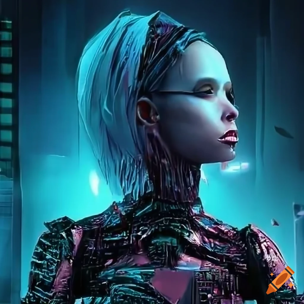 Cyberpunk digital artwork