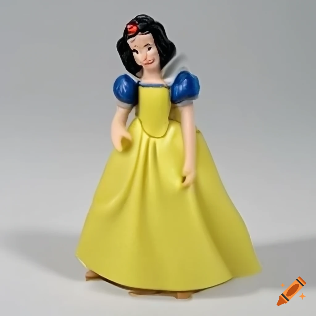 Vintage snow white action figure in kenner style on Craiyon