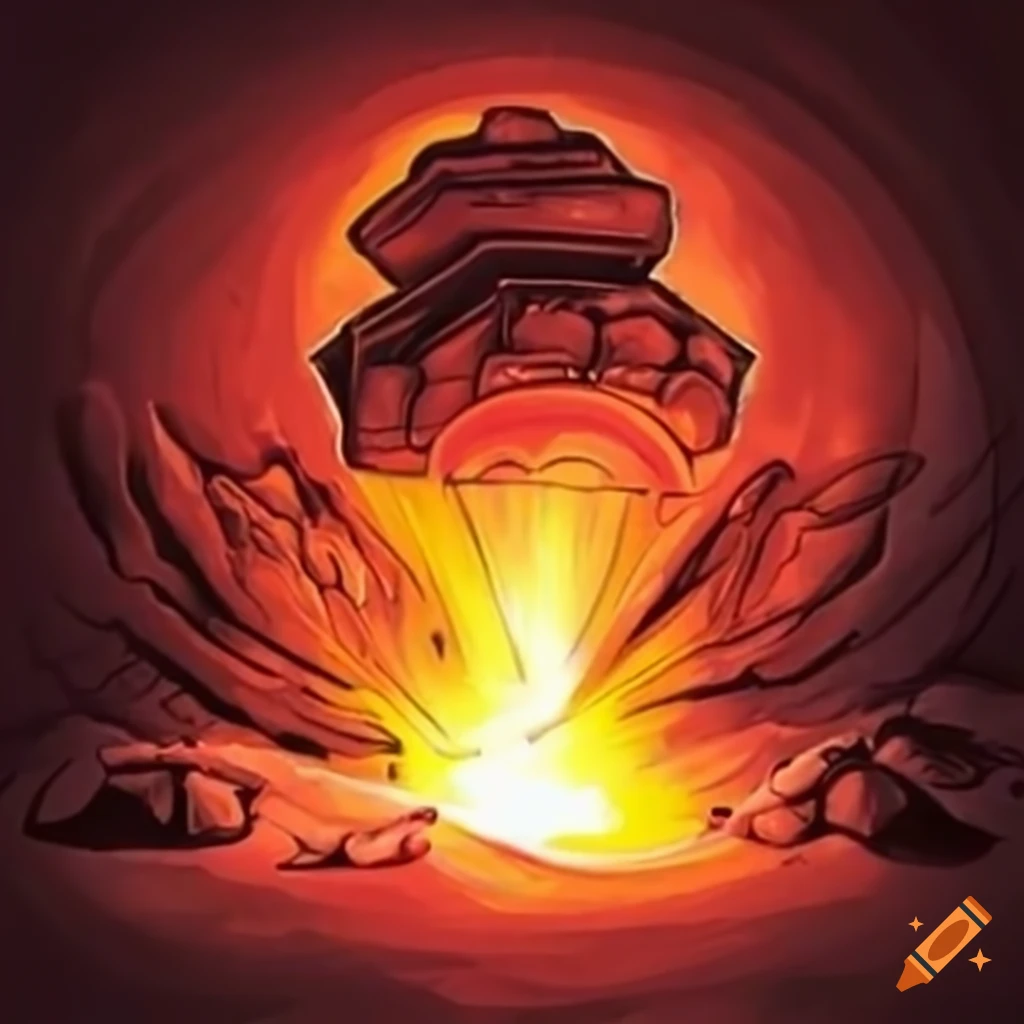 Skills in blast mining on Craiyon