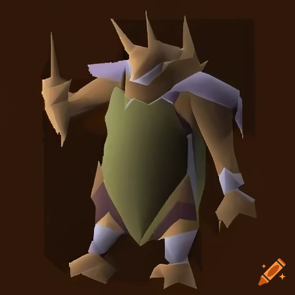 Official old school runescape logo on Craiyon
