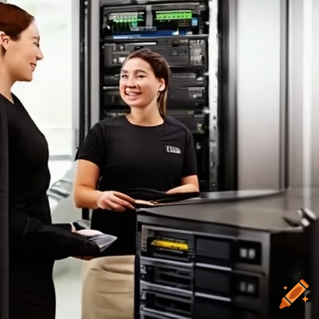 Illustration of server team roles