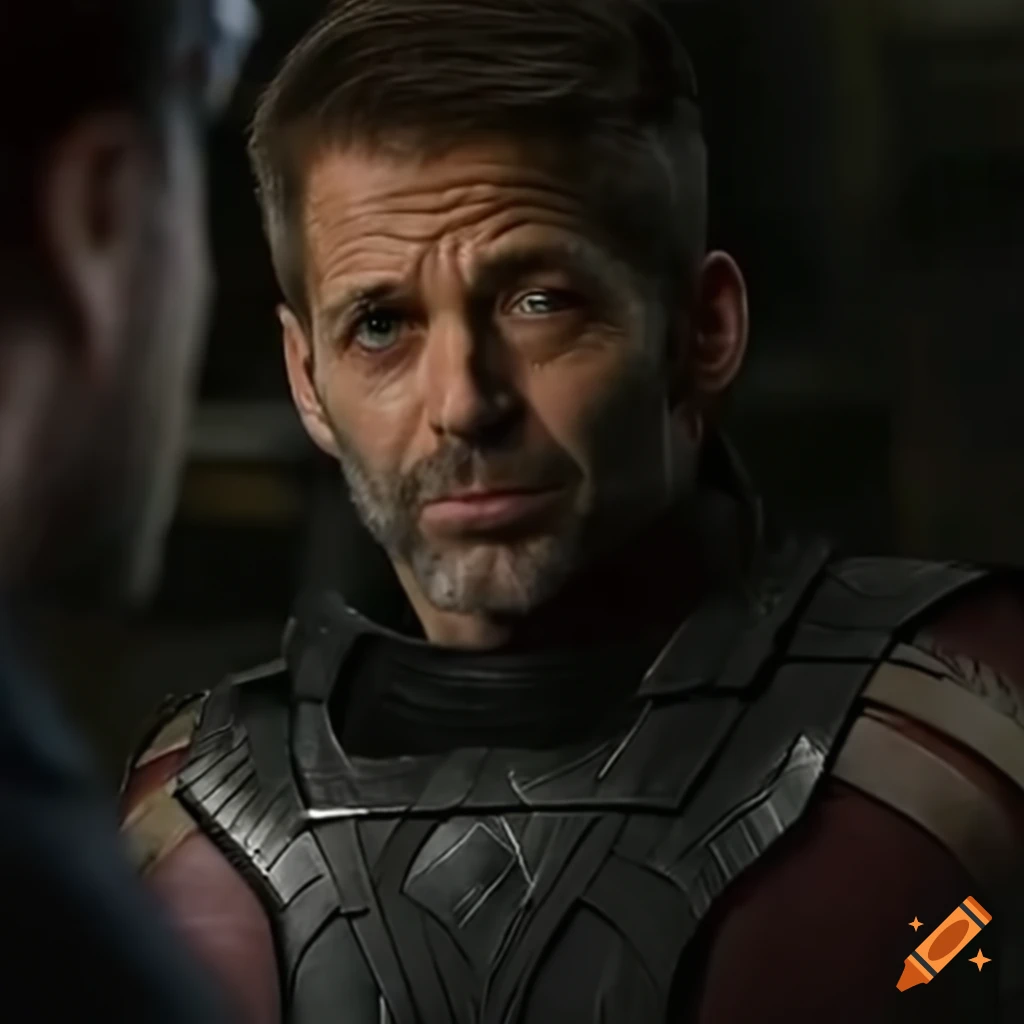 Zack snyder cameo in a marvel film on Craiyon