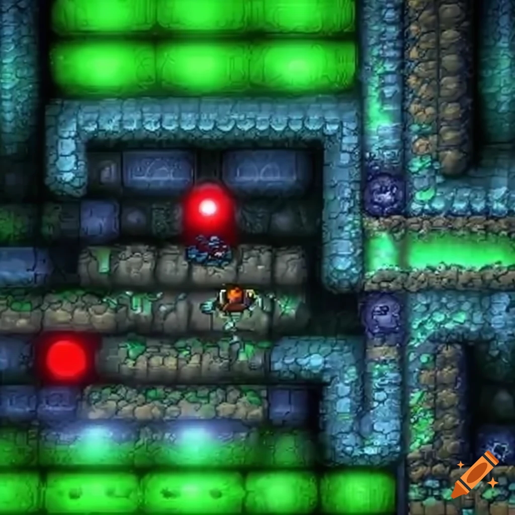 2d game layout map with bubbles