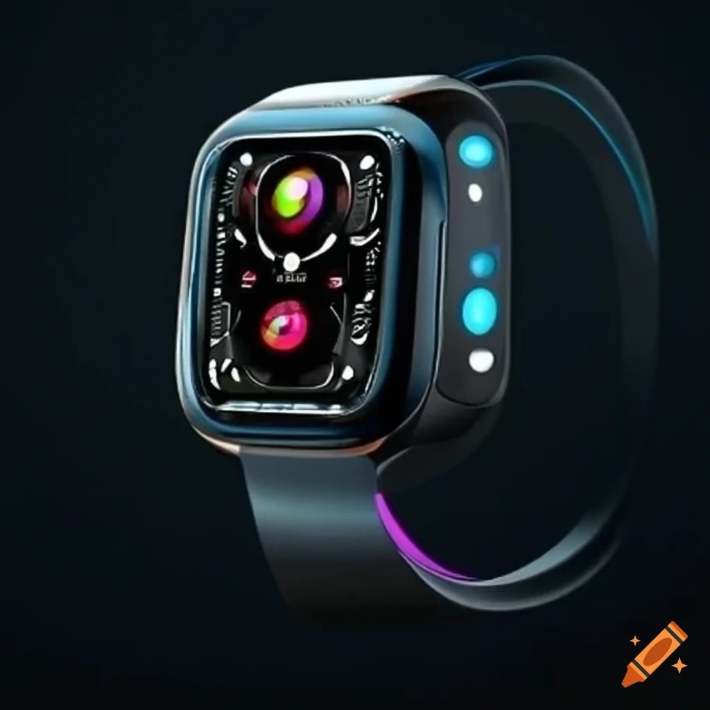 Futuristic apple smartwatch