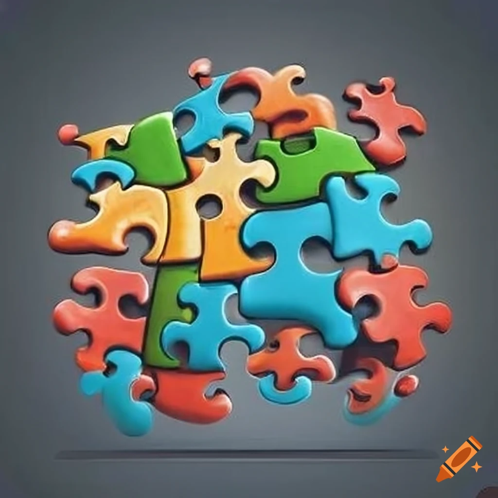 Image of a puzzle-solving concept on Craiyon