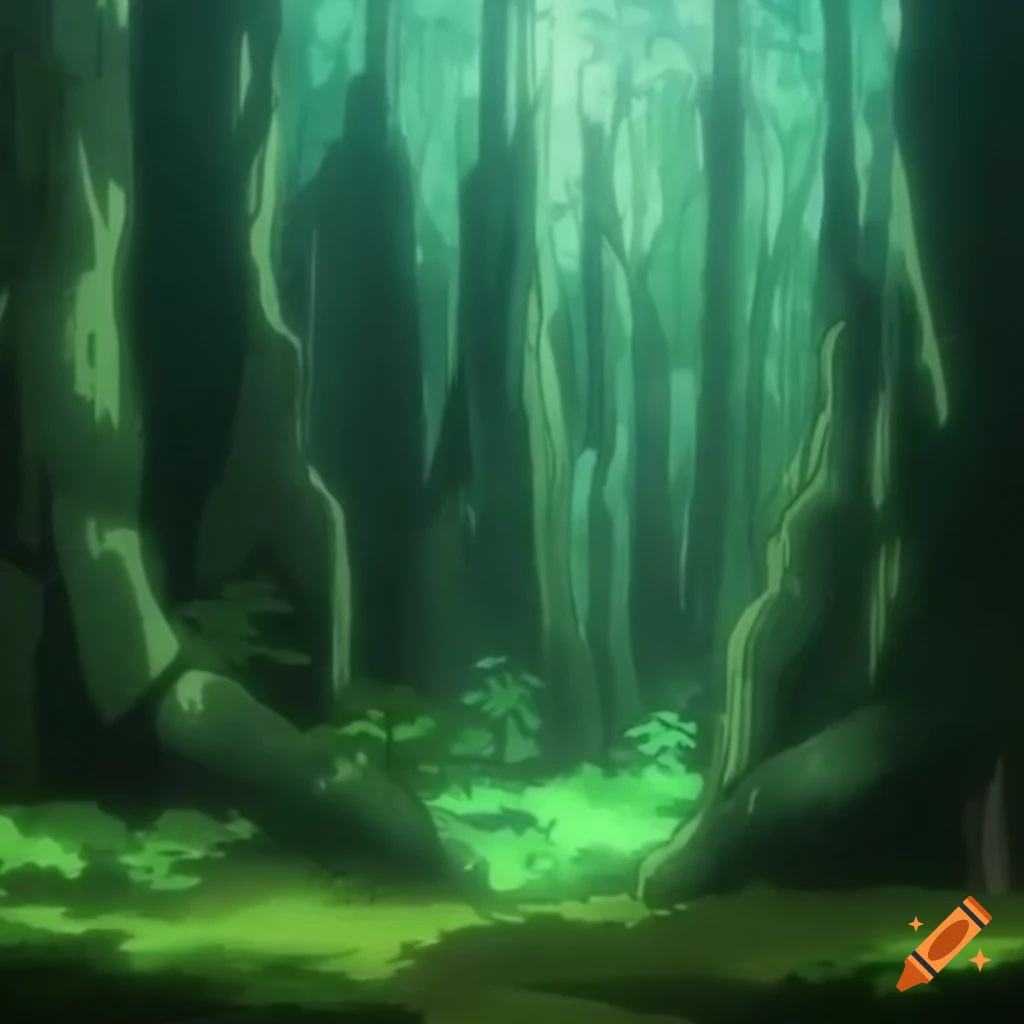 Picture of a roofed forest