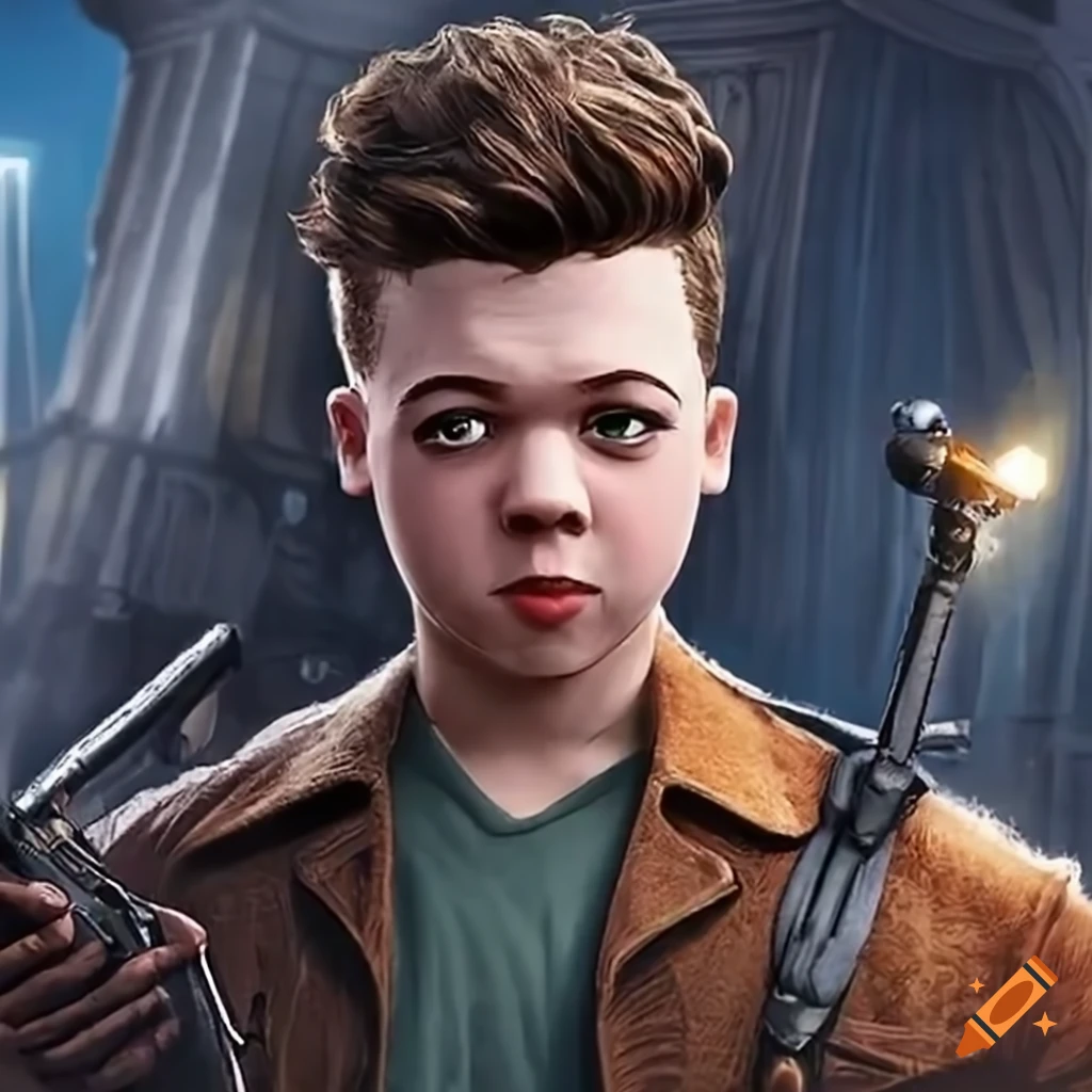 Disney-style movie poster for 'kyle rittenhouse'