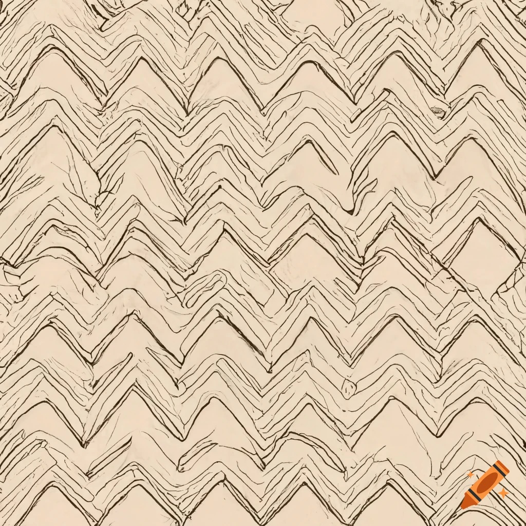 Missoni style horizontal line pattern, red blue and white --tile on Craiyon