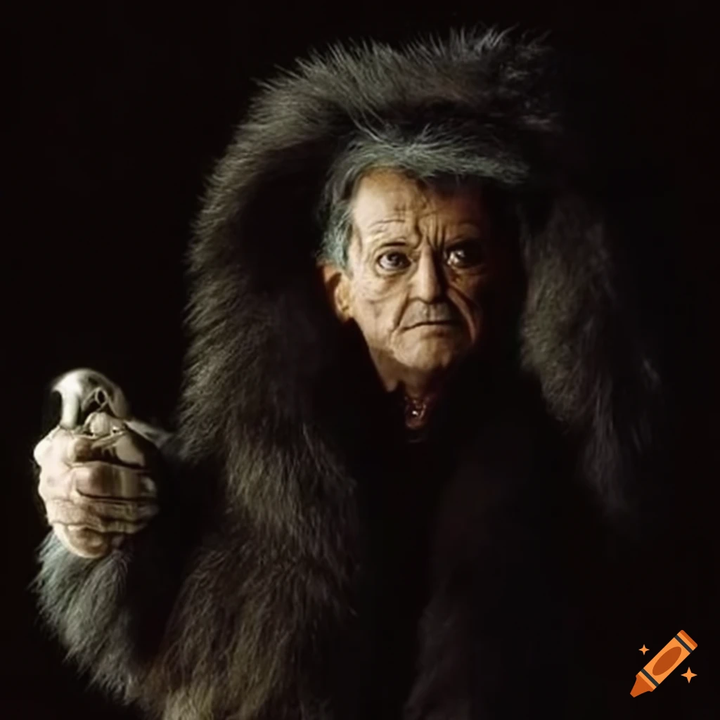 Portrait of an eskimo man with distinct features on Craiyon