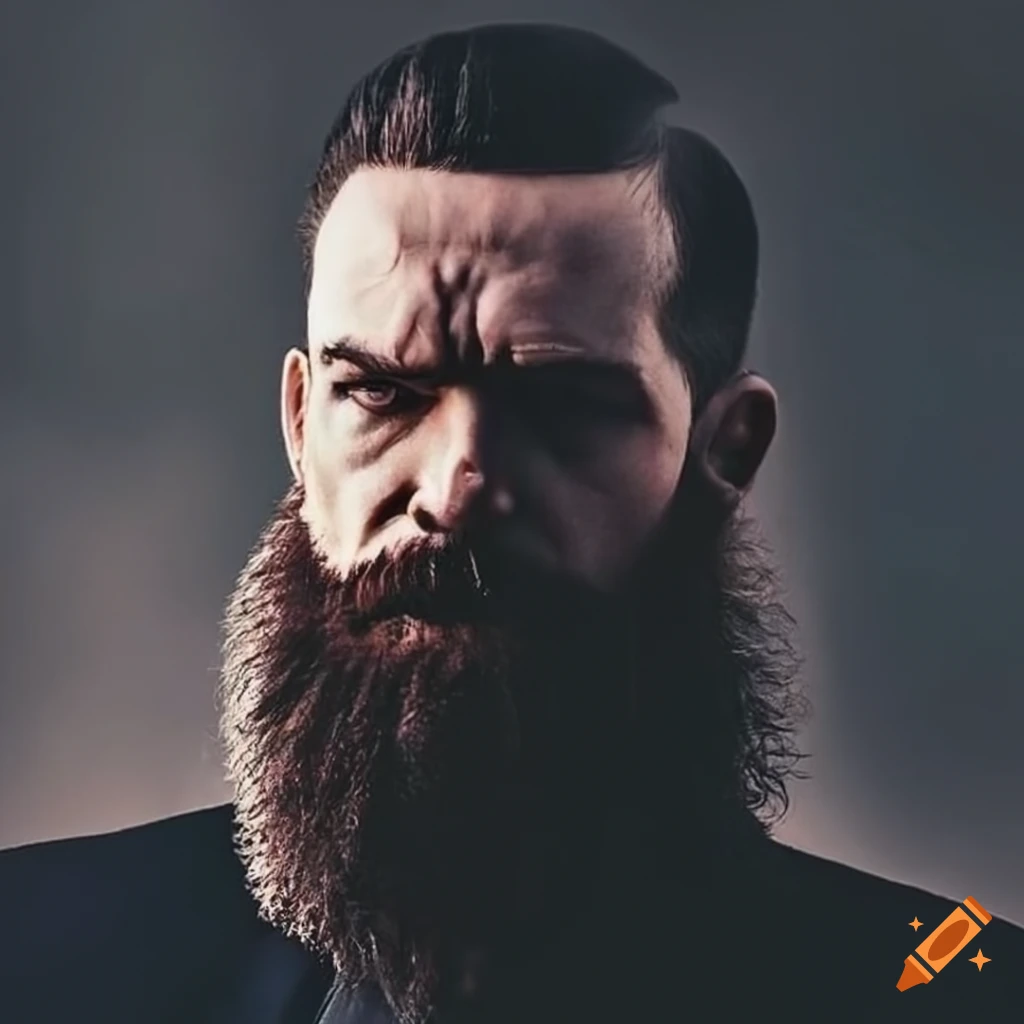 Image of a bearded bodyguard