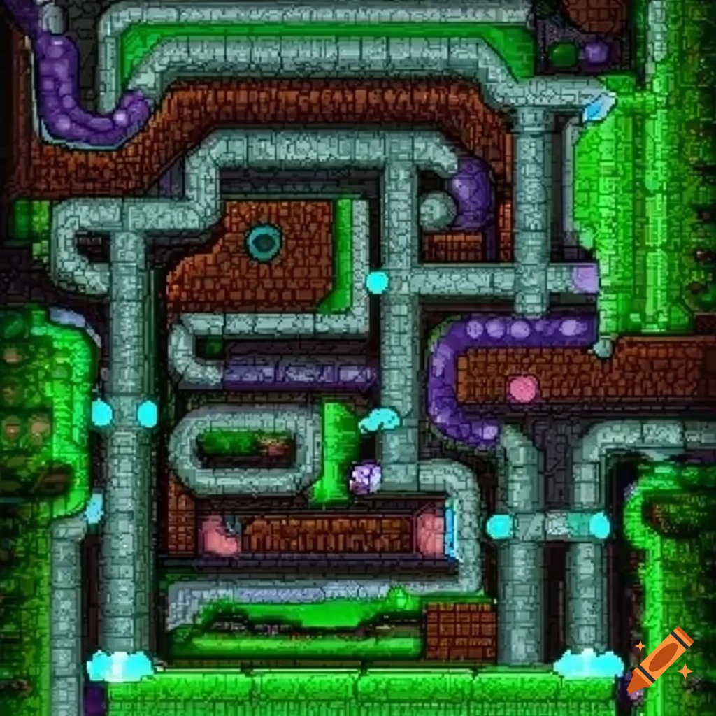 2d game layout with bubbles