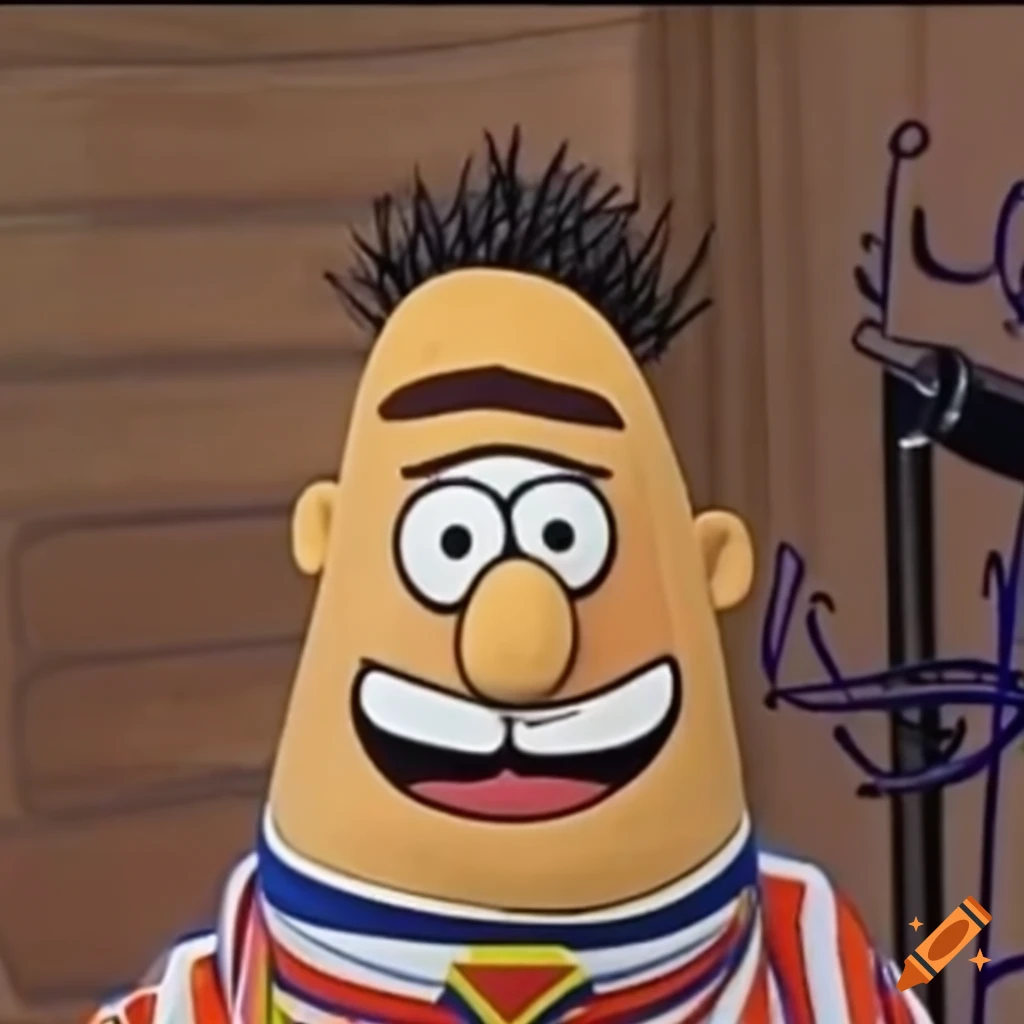 Bert expressing himself confidently