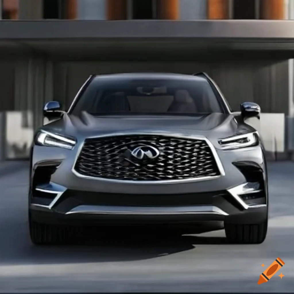 Rear view of a 2023 infiniti suv