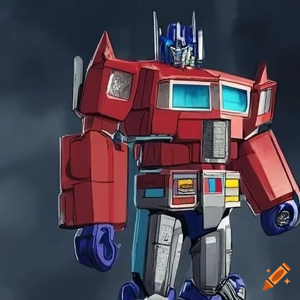 Optimus Prime Transformed Into A Truck On Craiyon