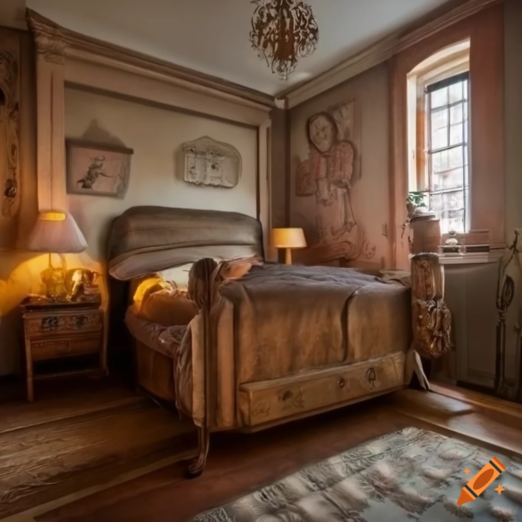 Cozy vintage bedroom