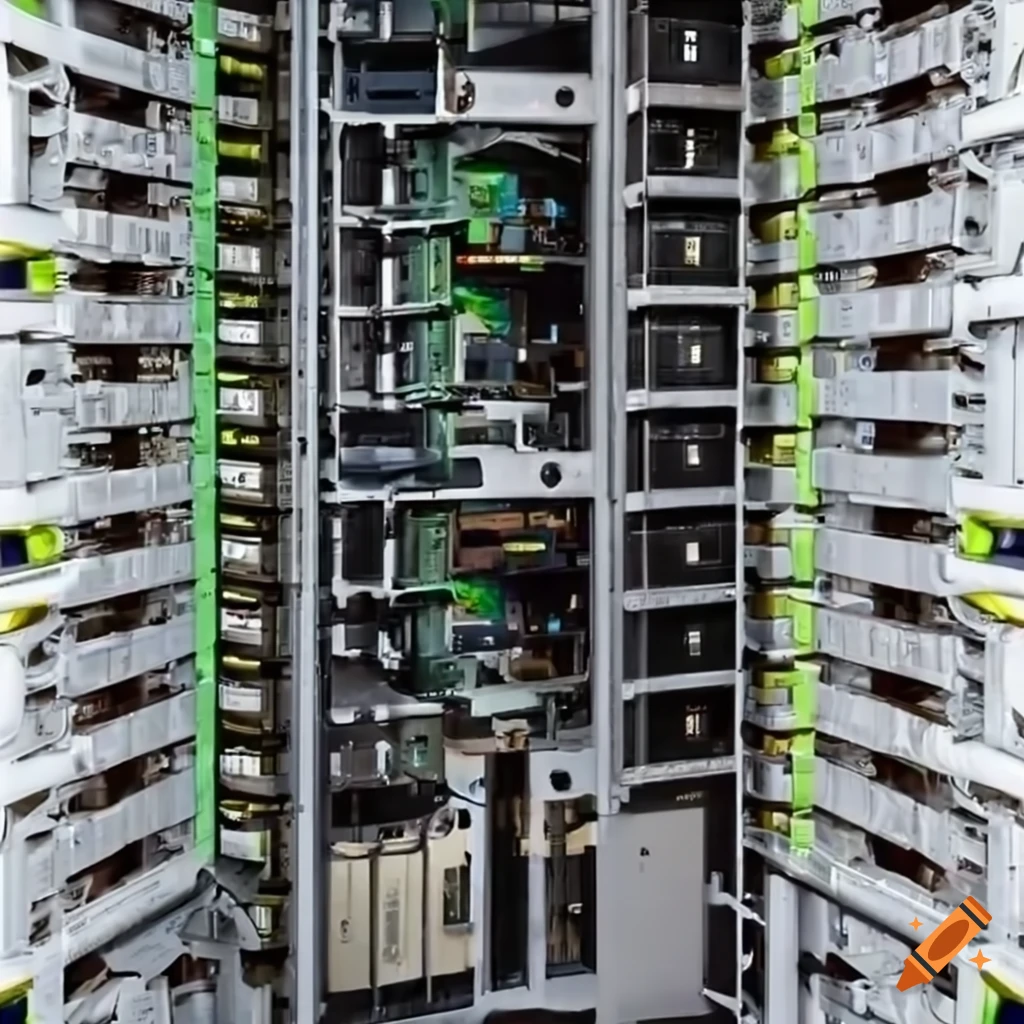 Inside of a computer tower