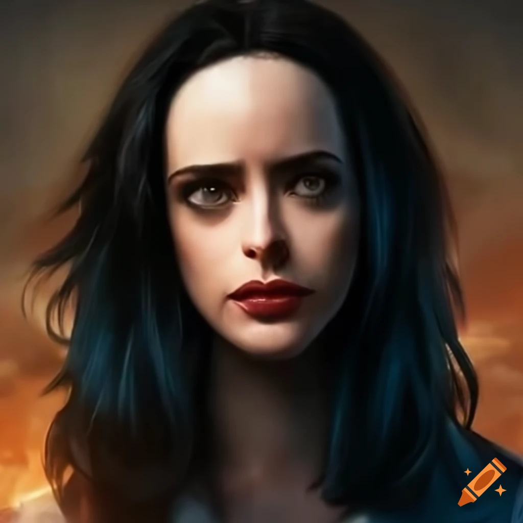 Jessica jones character from marvel's tv show on Craiyon
