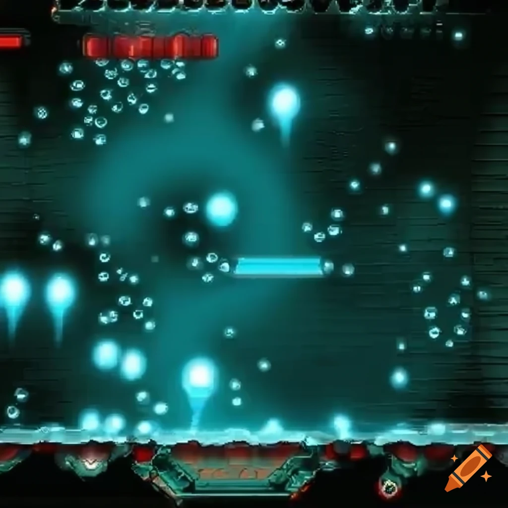 2d game map layout with bubbles on Craiyon