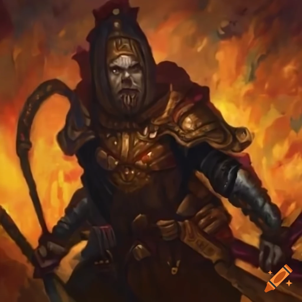 Image of an enchanted soldier from magic: the gathering on Craiyon