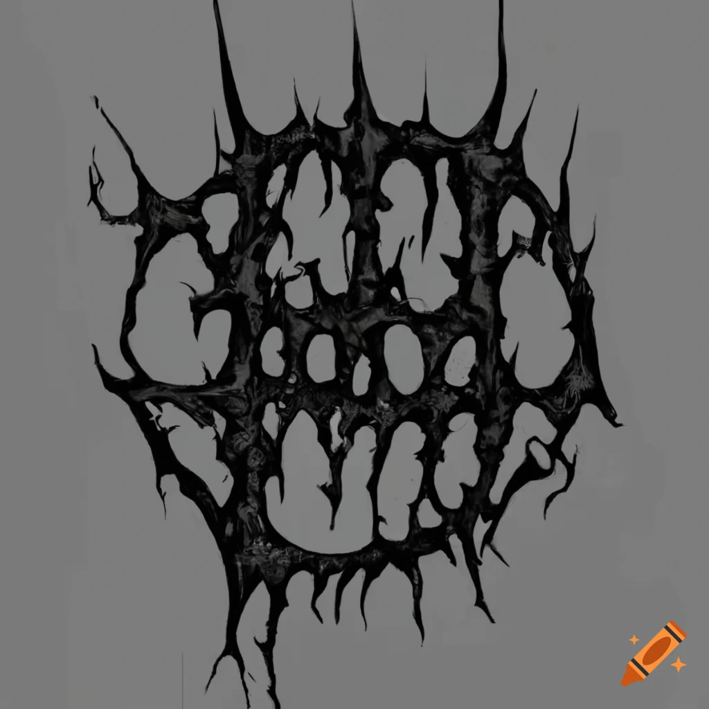 Desanite deathcore logo on Craiyon
