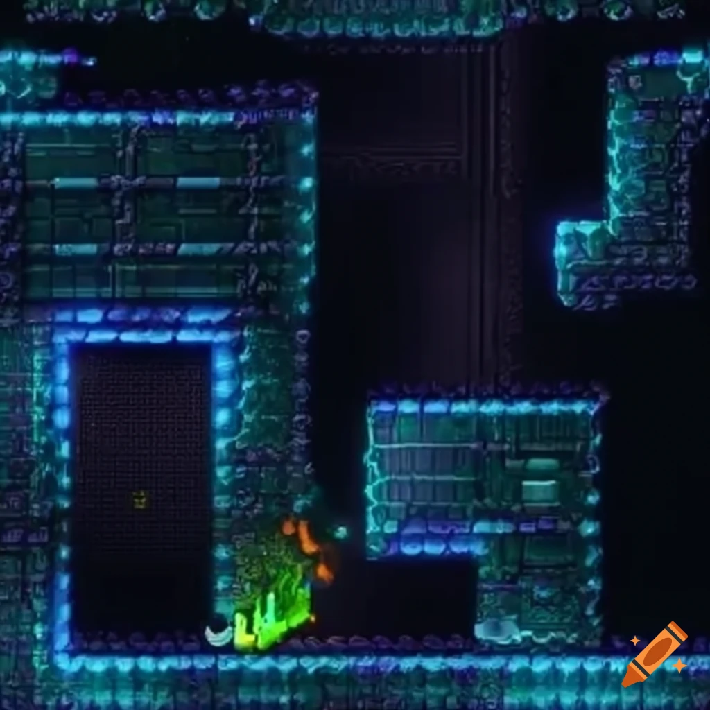 2d game layout map with bubbles on Craiyon