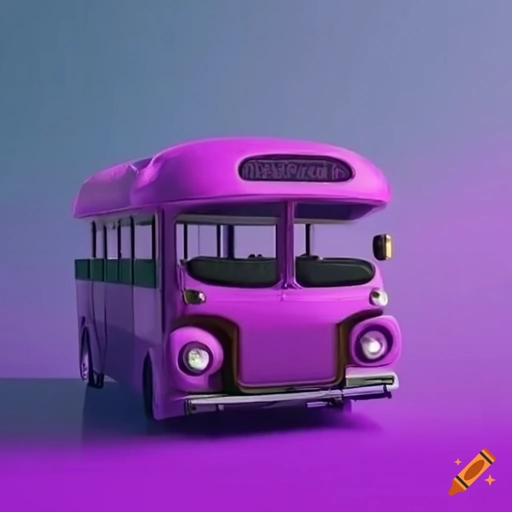 Purple bus