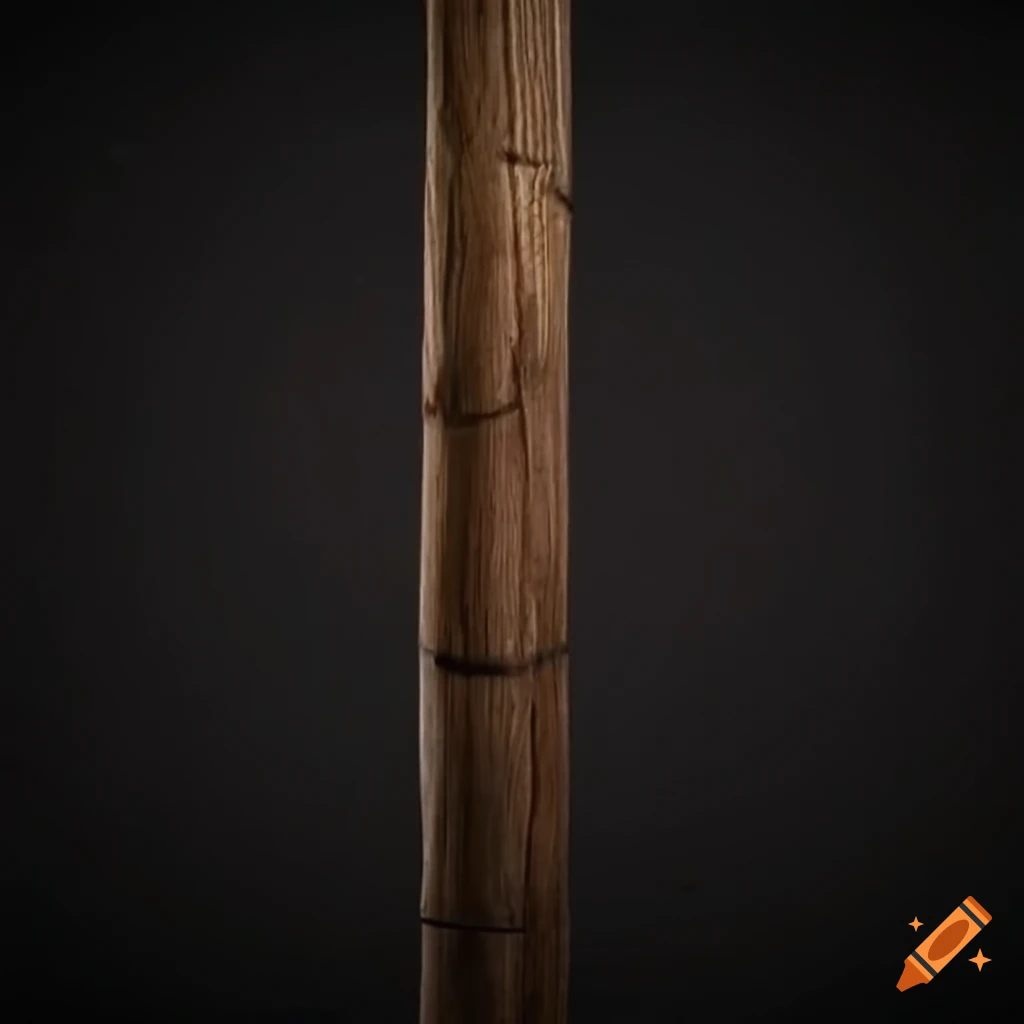 Wooden pole
