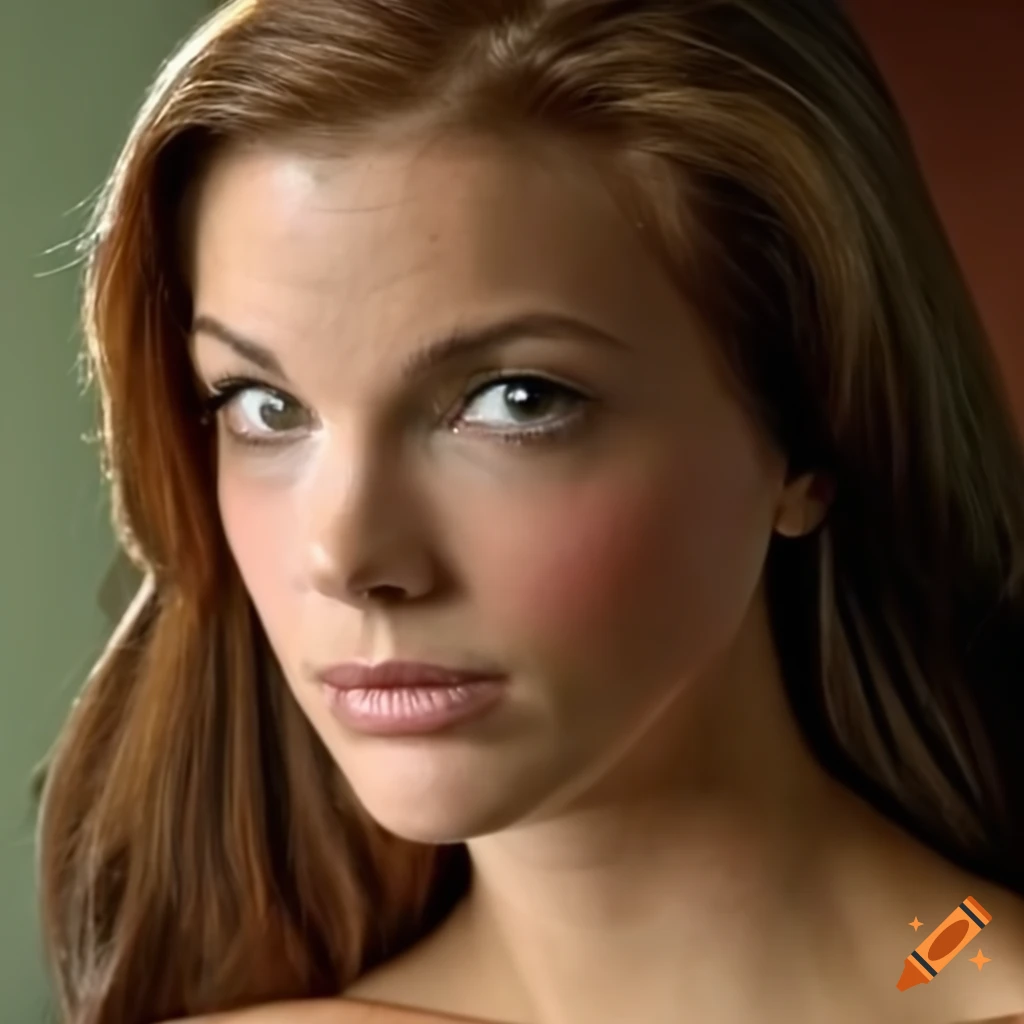 Close-up portrait of a stunning teenager with soft features on Craiyon