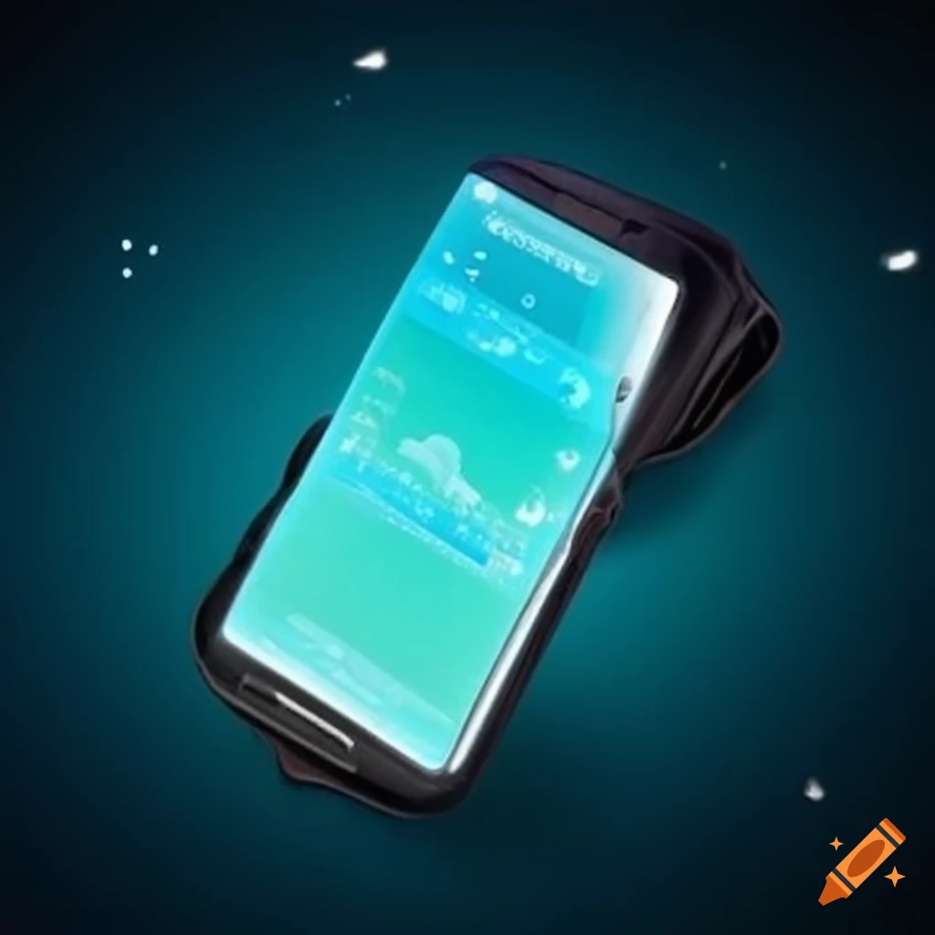 Smartphone with a messenger app showing no response on Craiyon