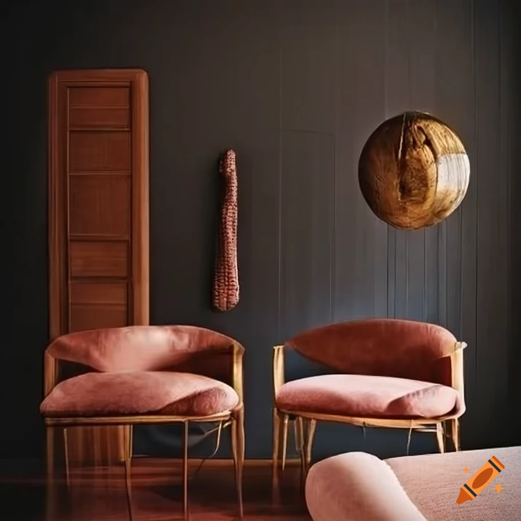 Trendy interior design with modern and timeless elements on Craiyon