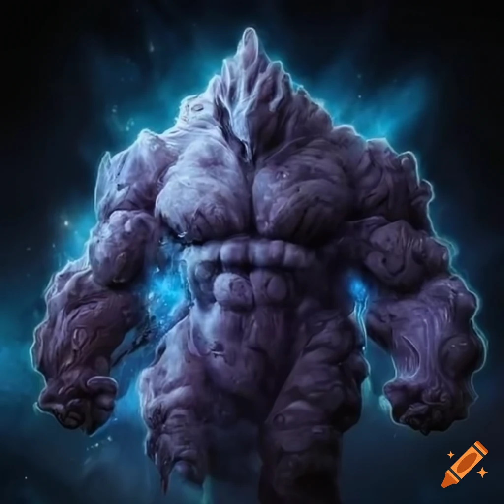 Artwork of a galactic human elemental