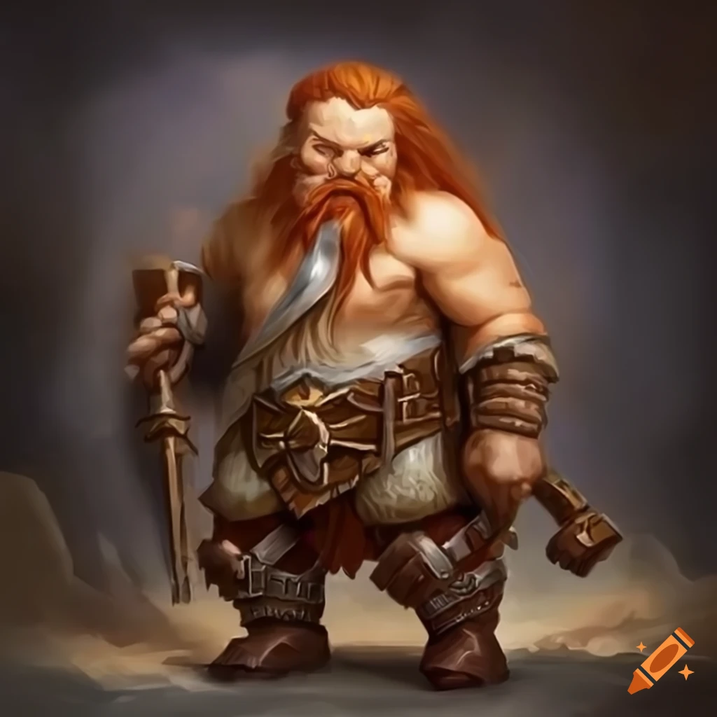 Fantasy artwork of a dwarf