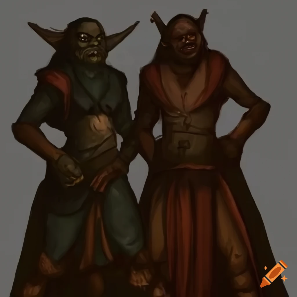Illustration of two goblin cultists with a chest