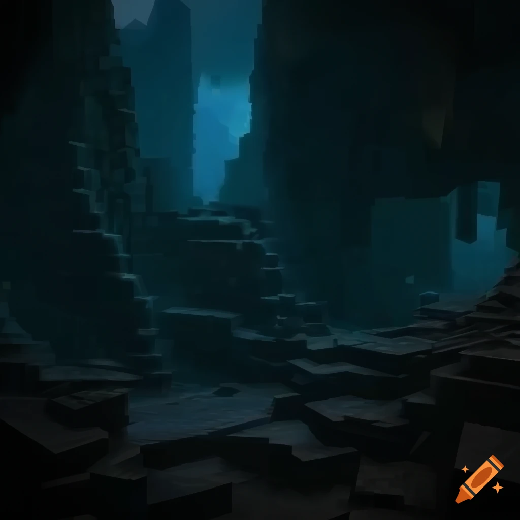 Detailed isometric kit for natural cavern terrain on Craiyon