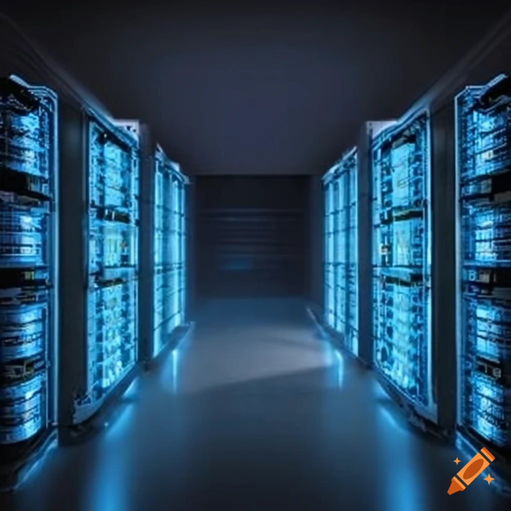 Image illustrating a server solution introduction on Craiyon