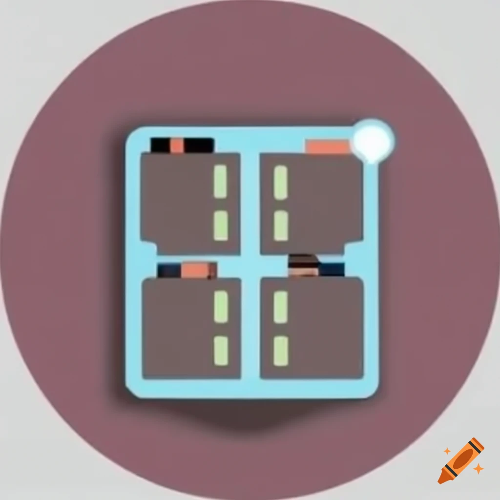 Illustration of cross-server communication on Craiyon