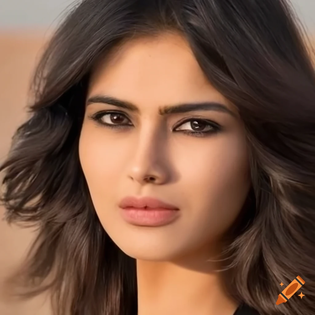 Close-up high definition studio shot with intricate skin and hair ...