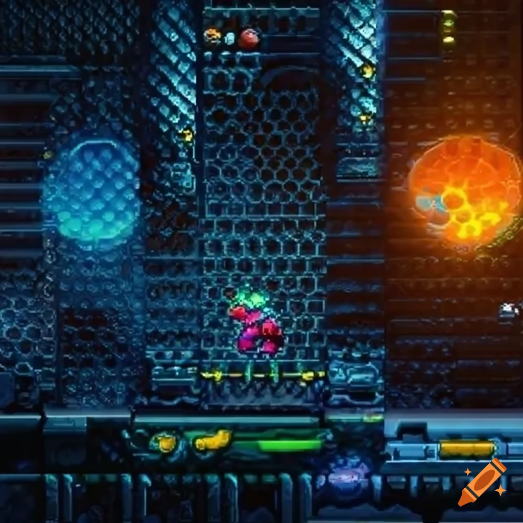 Bubble tile platform in a 2d game