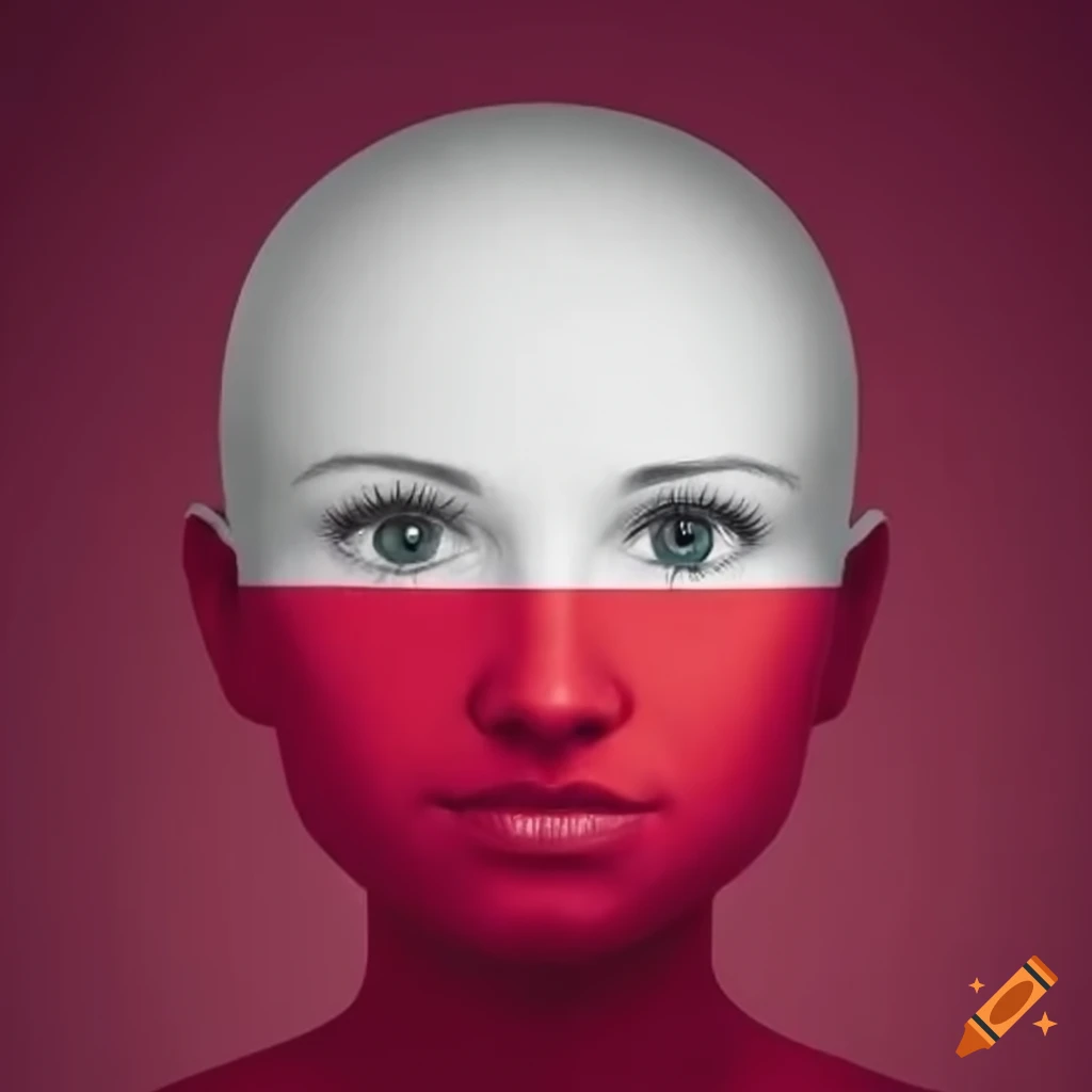 Polish man ascending beyond godhood with polish flag in the background ...