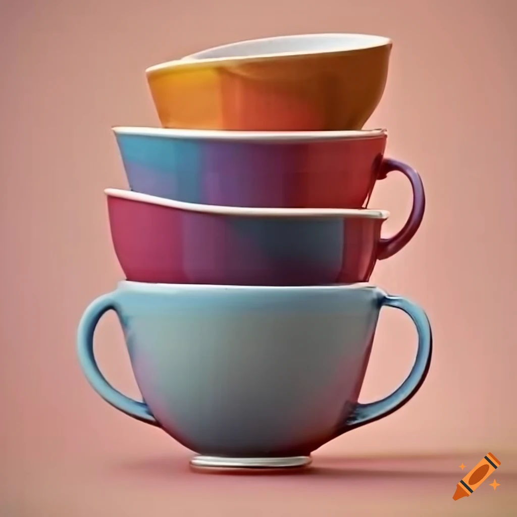 Collection of decorative cups