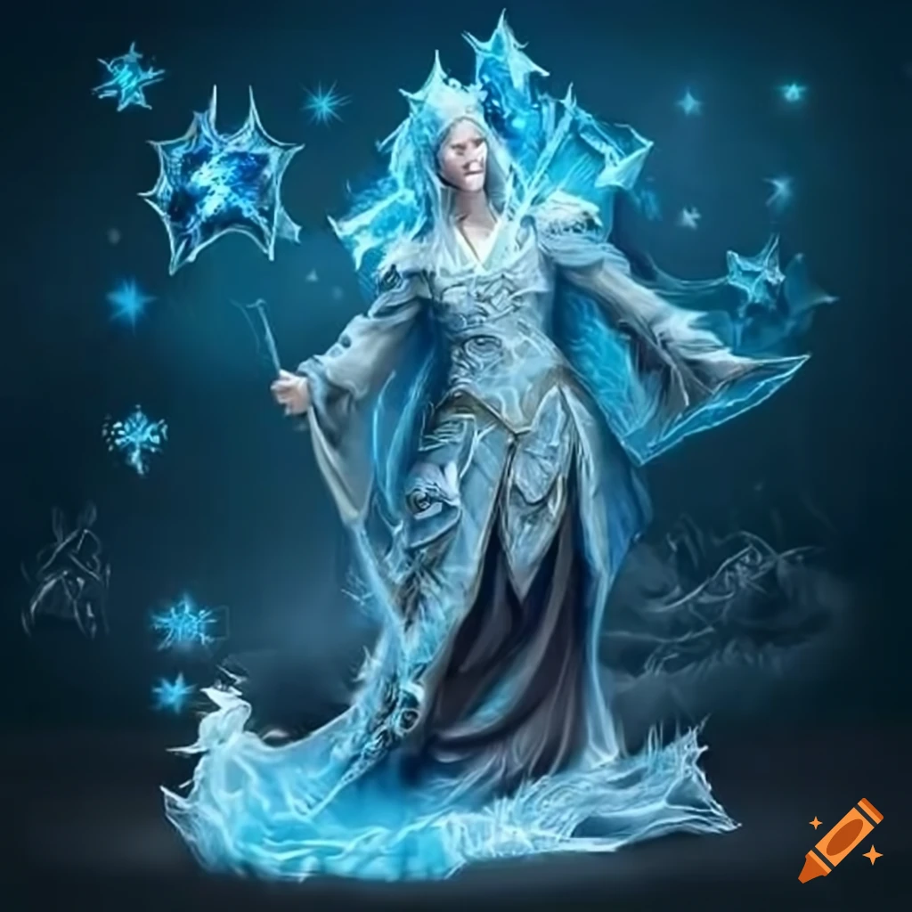 Image of a frost wizard sorcerer