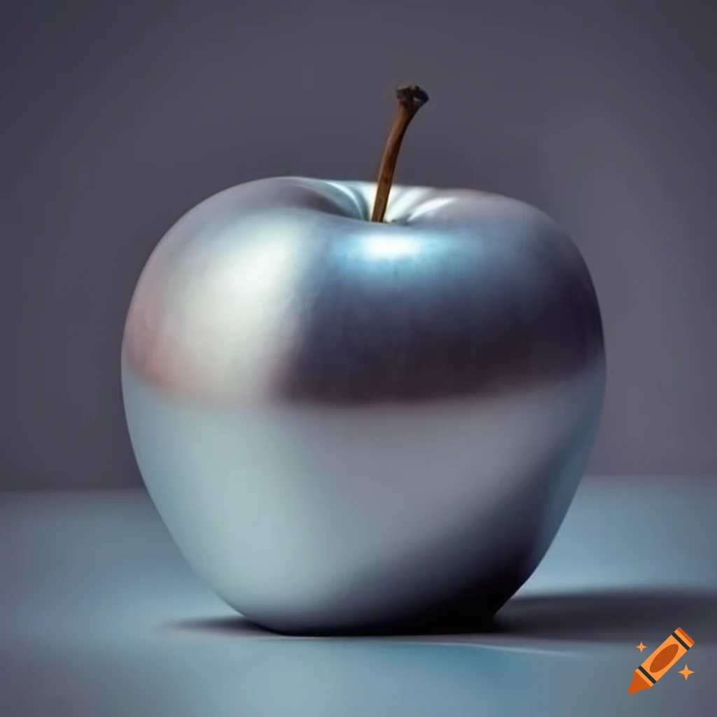 Yellow guitar with blue apple on a sky blue background on Craiyon