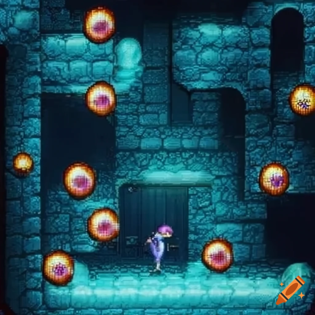 Bubble-themed tiles for a platform game on Craiyon