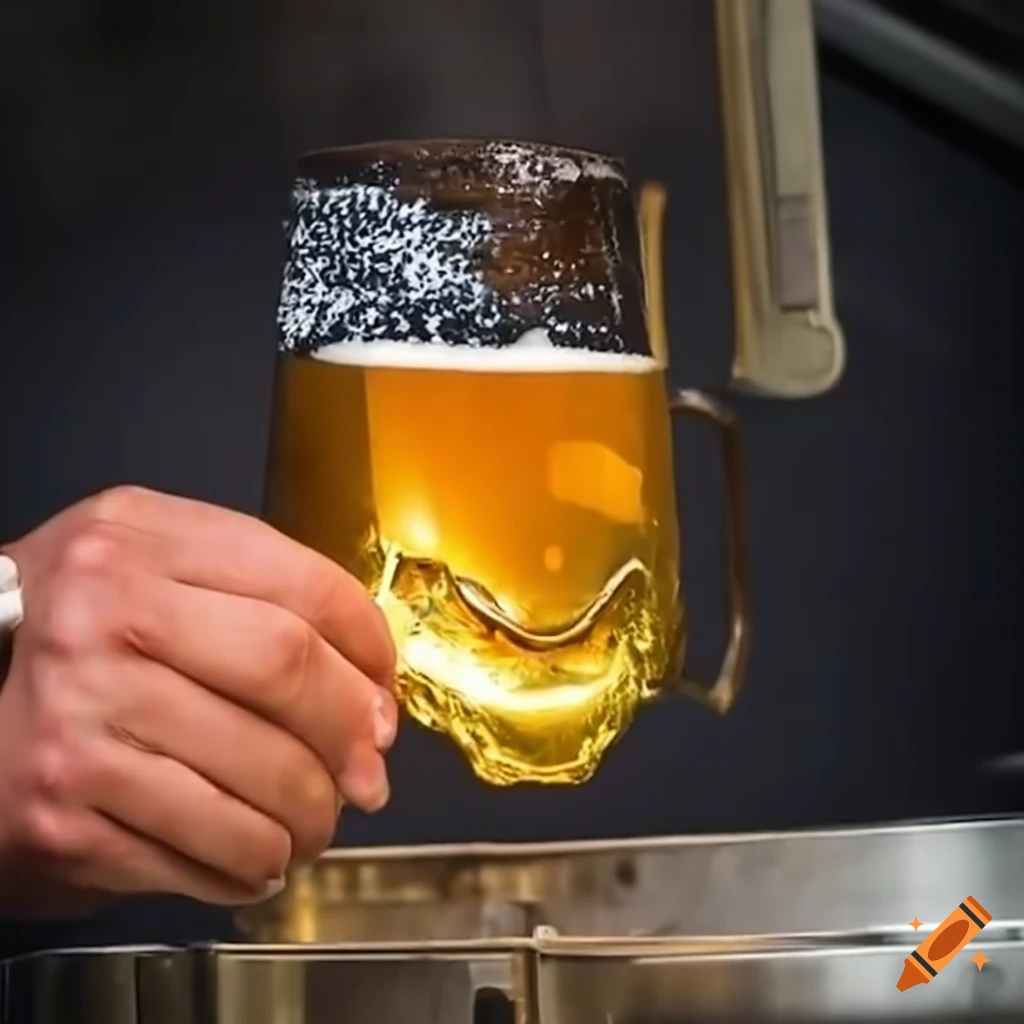 Australian beer enthusiast cooking on a beer grill
