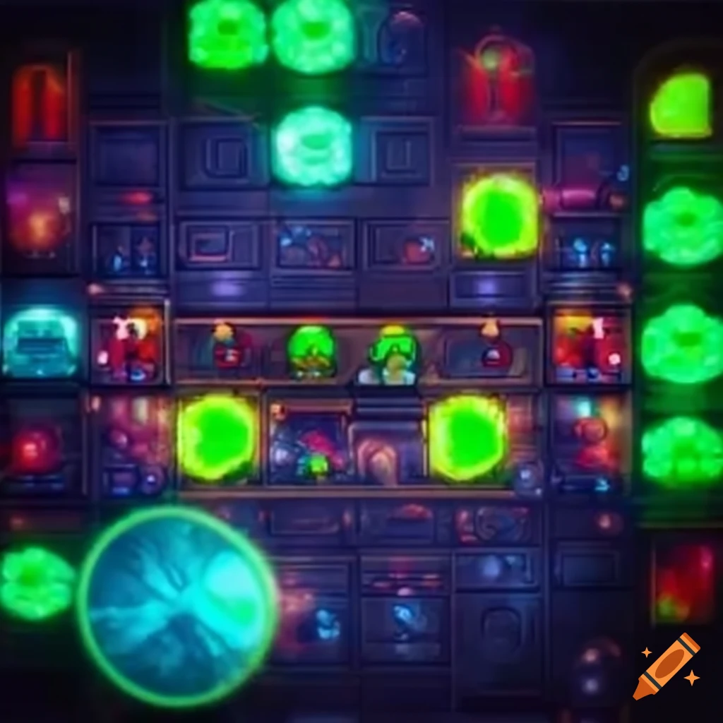 2d metal tile design in super metroid game on Craiyon