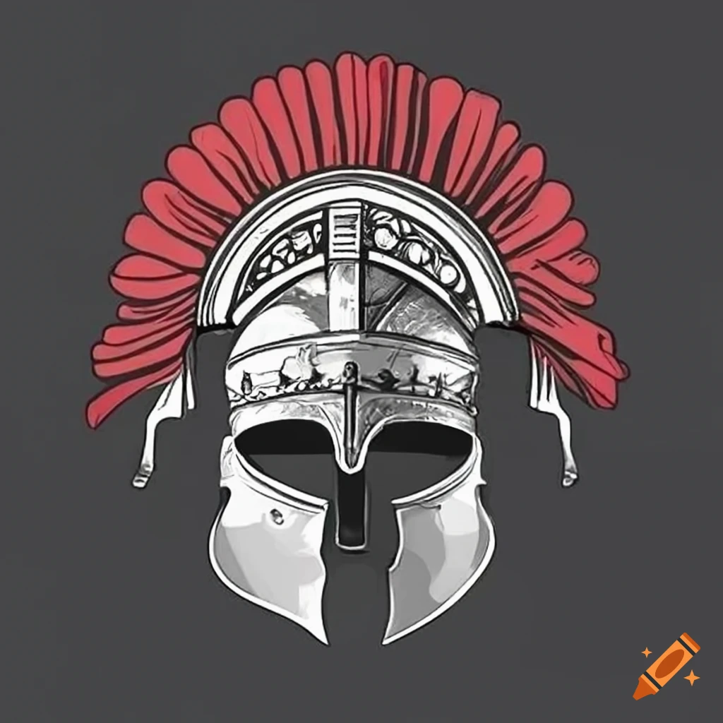 Roman helmet on Craiyon