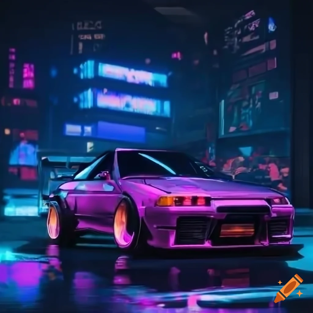 Cyberpunk Style Nissan Gtr R32 1989 On Craiyon